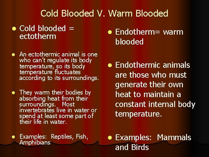 Animals and Their Traits Objective 5 3 Identify