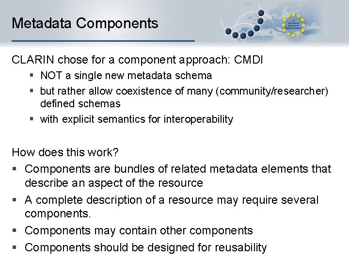 Flexible Syntax and Concept Registries as a basis