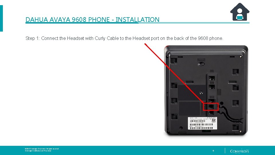 Avaya 9608 TCA Onboarding Module 8 Avaya 9608