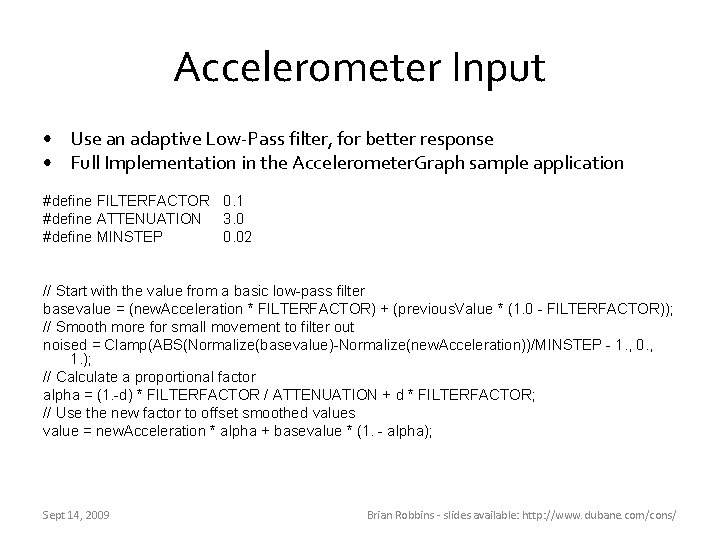 Secrets of an i Phone Developer Brian Robbins