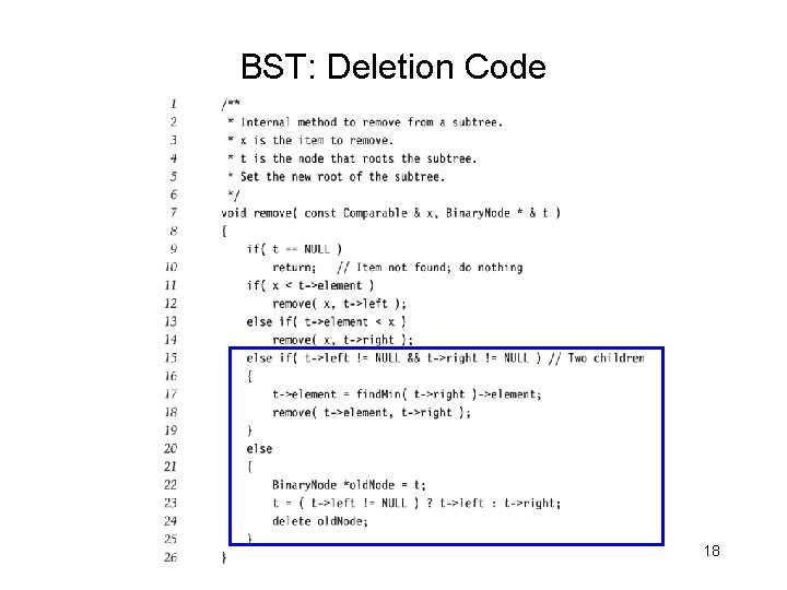Trees 3 The Binary Search Tree Section 4