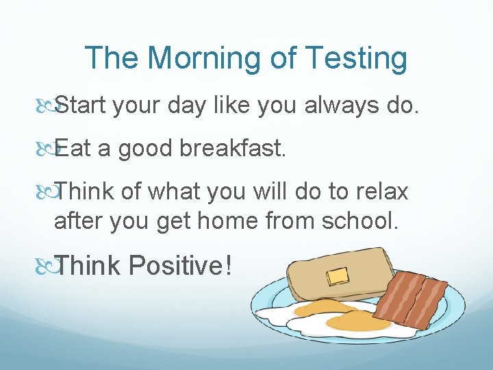 Test Taking Strategies Twas the Night Before Testing