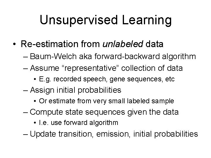Learning Uncertainty and Information Learning Parameters Big Ideas