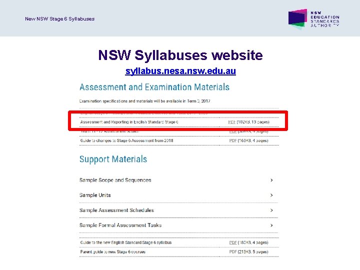 INTRODUCTION TO NEW STAGE 6 SCHOOLBASED ASSESSMENT REQUIREMENTS