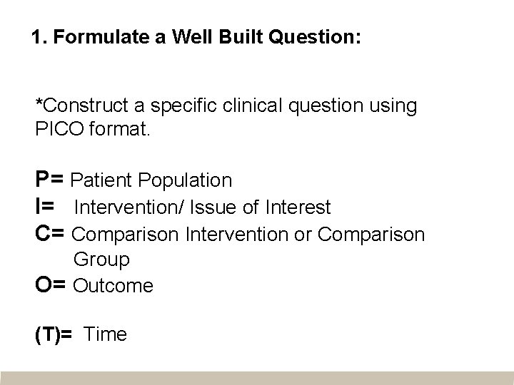 TIGER Standards Interoperability Collaborative Evidence Based Practice Standards