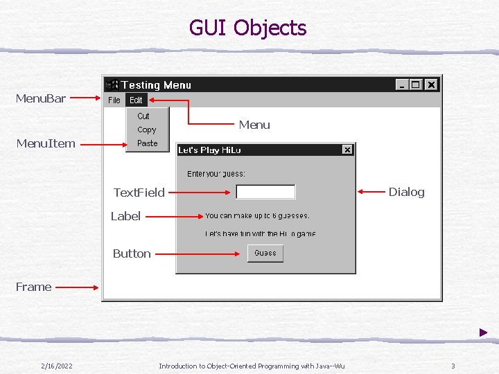 Chapter 13 GUI Objects and EventDriven Programming 2162022