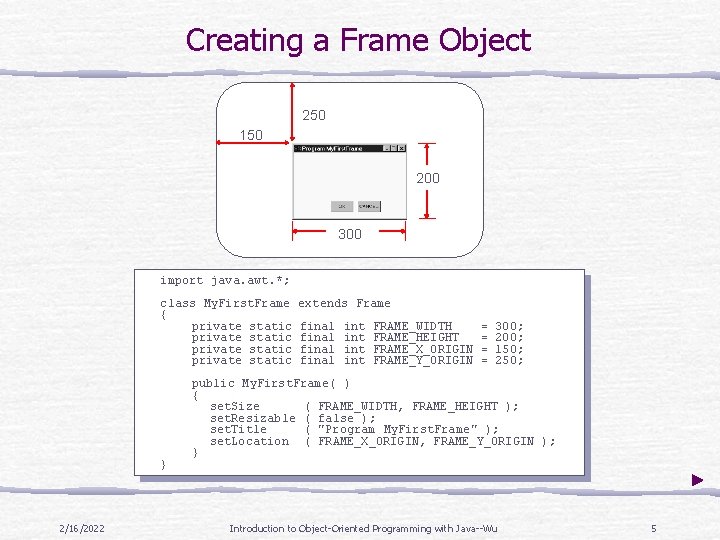 Chapter 13 GUI Objects and EventDriven Programming 2162022