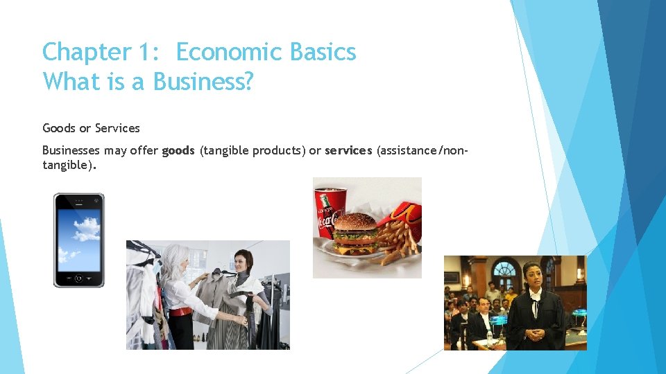 Unit 1 Business Fundamentals Chapter 1 Economic Basics