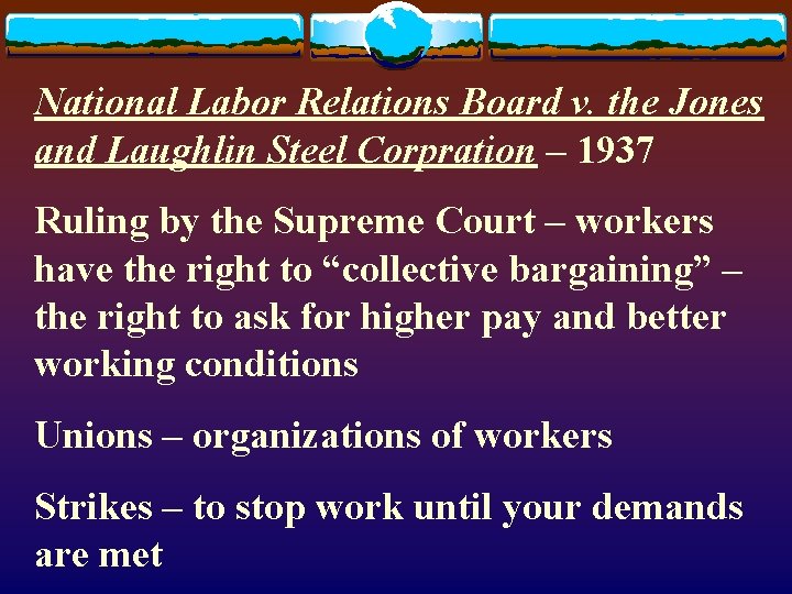 Government and Your Job Before 1900 A Luxuries