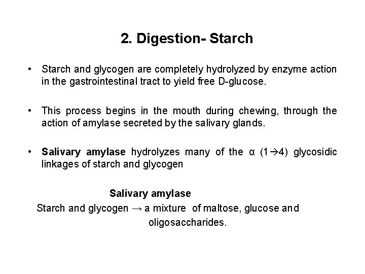 6 1 DIGESTION AND ABSORPTION OF CARBOHYDRATES INTRODUCTION