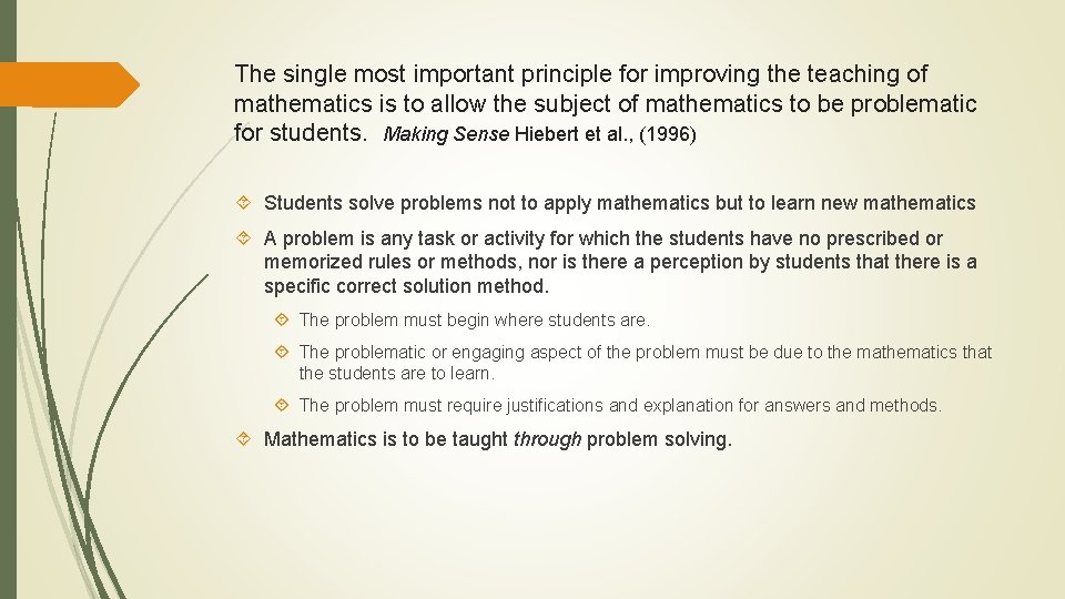 Researchbased Math For Kindergarten Knowing mathematics means being