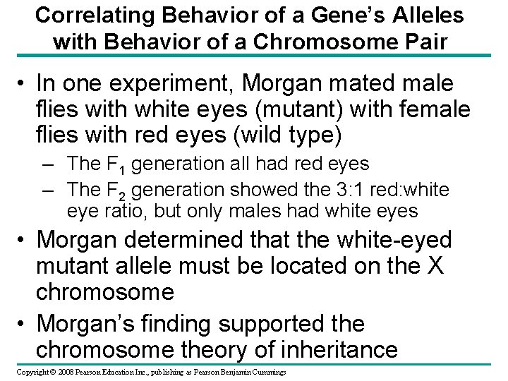 Chapter 12 The Chromosomal Basis of Inheritance Overview