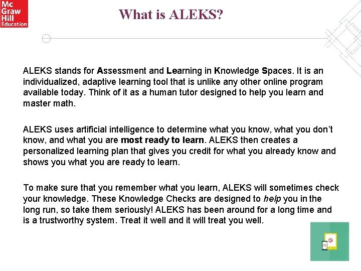 Student Orientation 1 Student Orientation This brief walkthrough