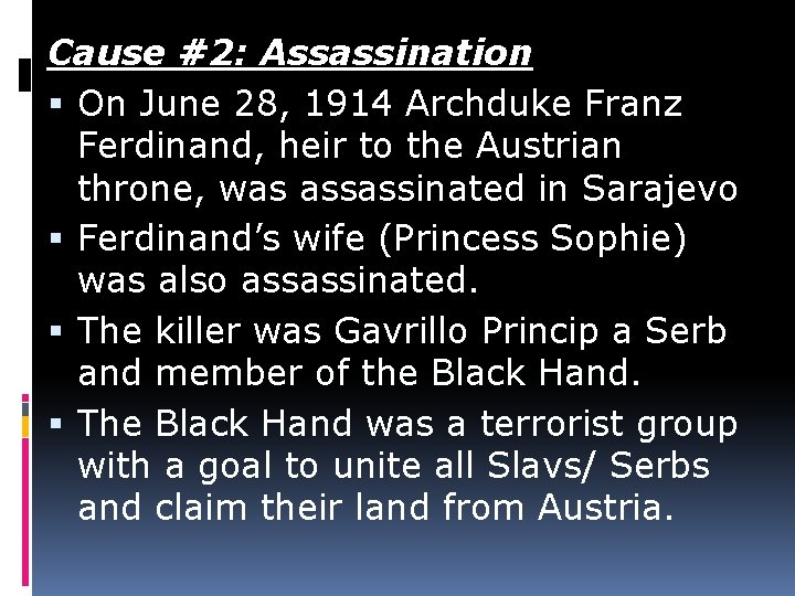 World War 1 The image above is a