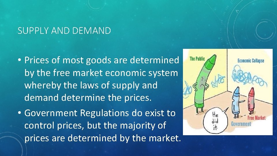 WHAT HAPPENS WHEN PRICES ARE NOT IN EQUILIBRIUM