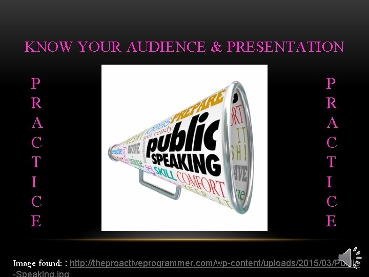 WHAT MAKES A GOOD PUBLIC SPEAKER Communication in