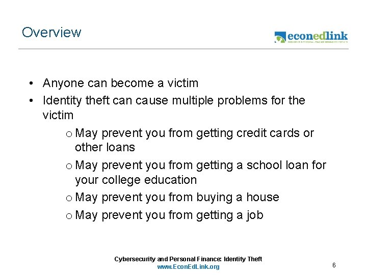 Cybersecurity and Personal Finance Identity Theft by Sue