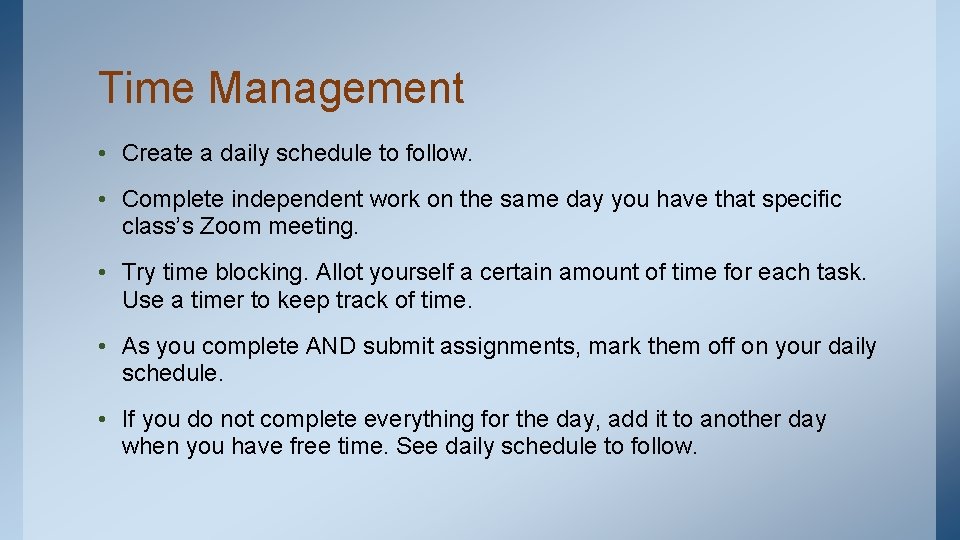 How to be Successful with Online Learning Anson