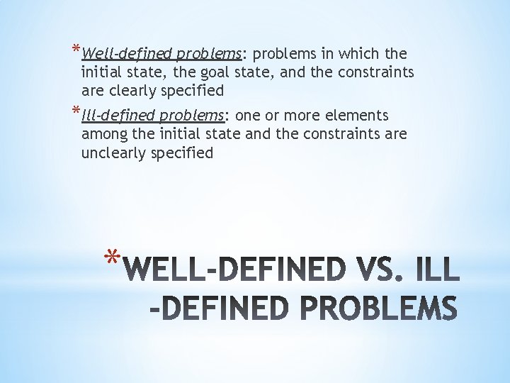 Problem solving active efforts to discover what must