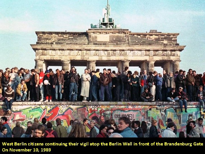 THE BERLIN WALL Freedom THE BERLIN WALL Twenty