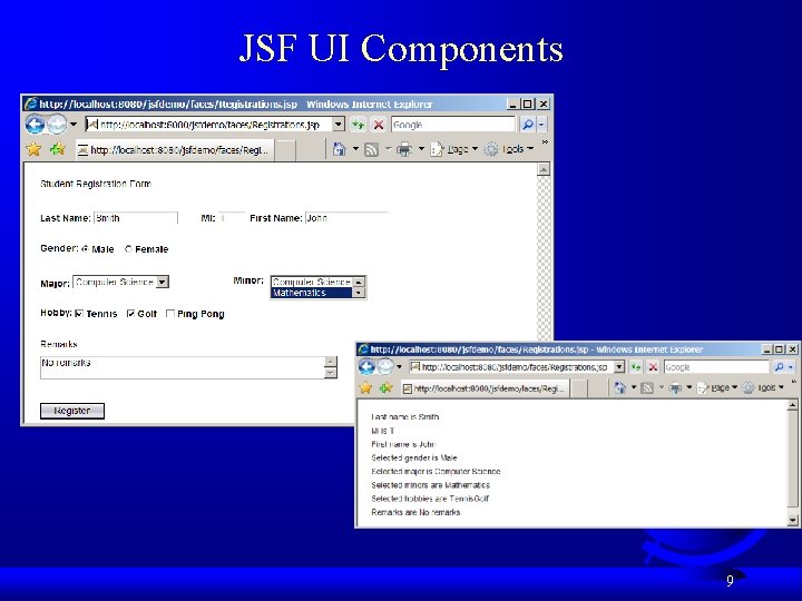 Chapter 41 Java Server Face 1 Objectives F