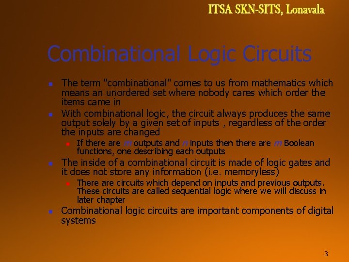 1 Combinational Logic Design Using Ssi Chips I