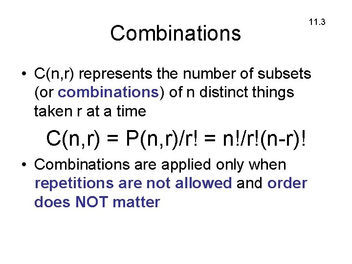 Chapter 11 Counting Methods 11 1 Counting by