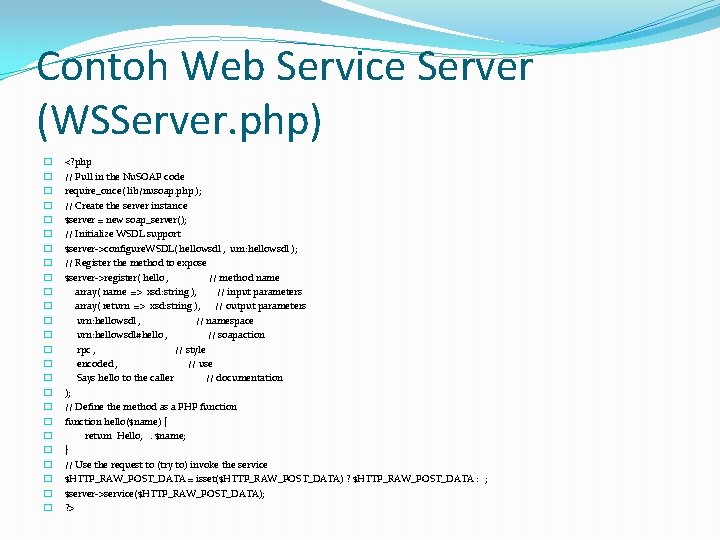 Web Service dengan NUSoap Wiratmoko Yuwono Requirement Apache