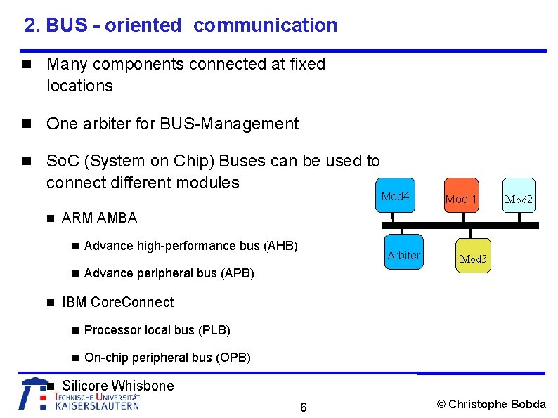 Reconfigurable Computing Dr Christophe Bobda CSCE Department University