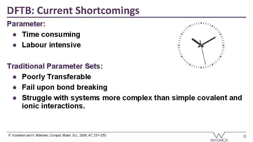 Machine Learning Augmented Density Functional Tight Binding Theory