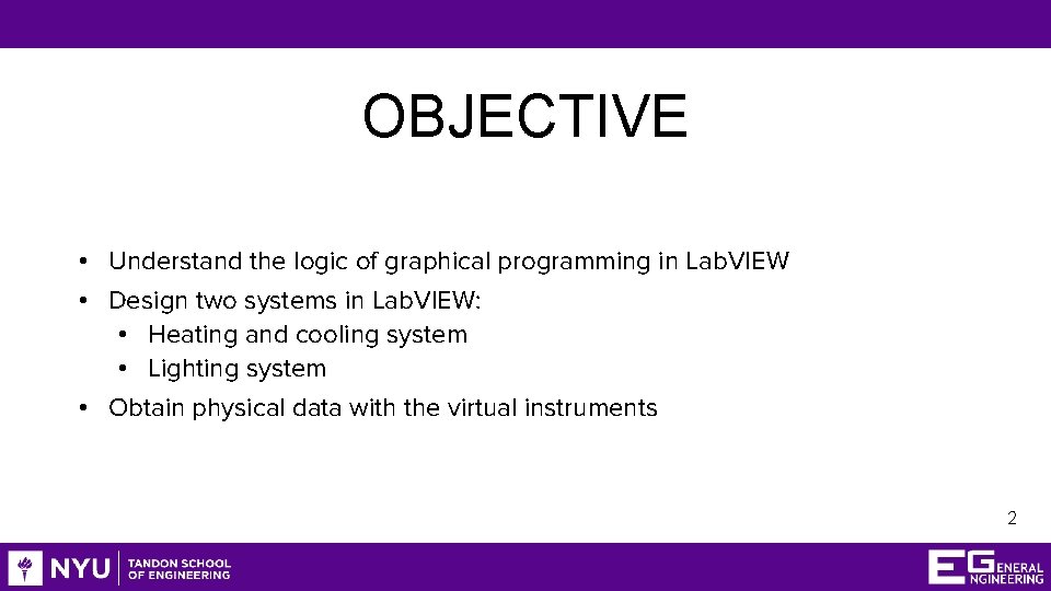INTRODUCTION TO LABVIEW EG 1003 LAB 10 OVERVIEW