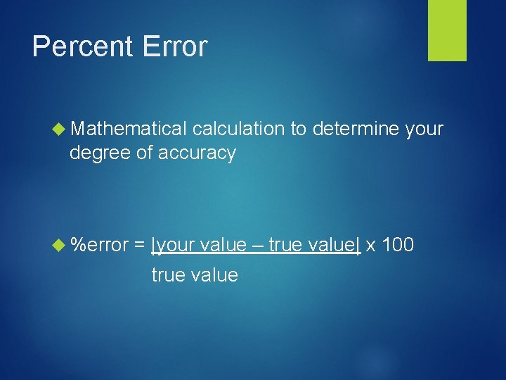 Unit 1 SCIENTIFIC CALCULATIONS Objectives I can identify