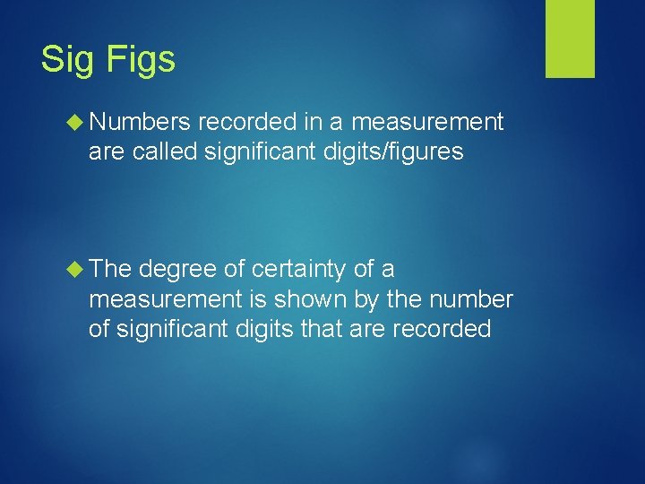 Unit 1 SCIENTIFIC CALCULATIONS Objectives I can identify