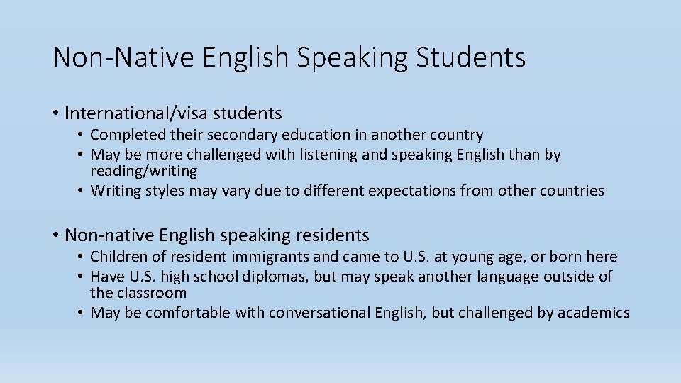 Providing Effective Instructor Feedback for the ESL Student