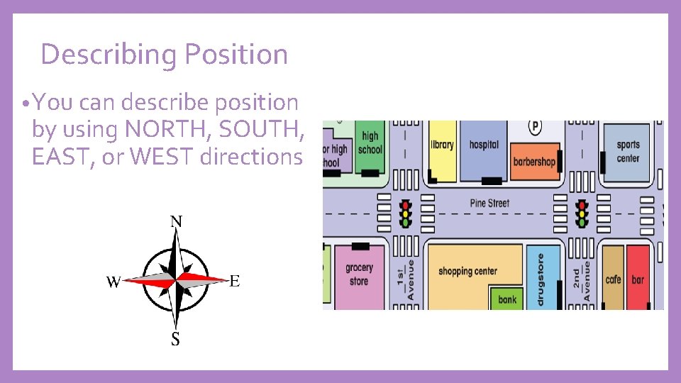 MOTION Describing Position A reference point is an