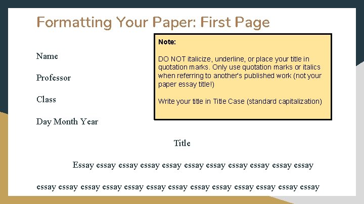 MLA Workshop Mary Baldwin University Academic Resource Center