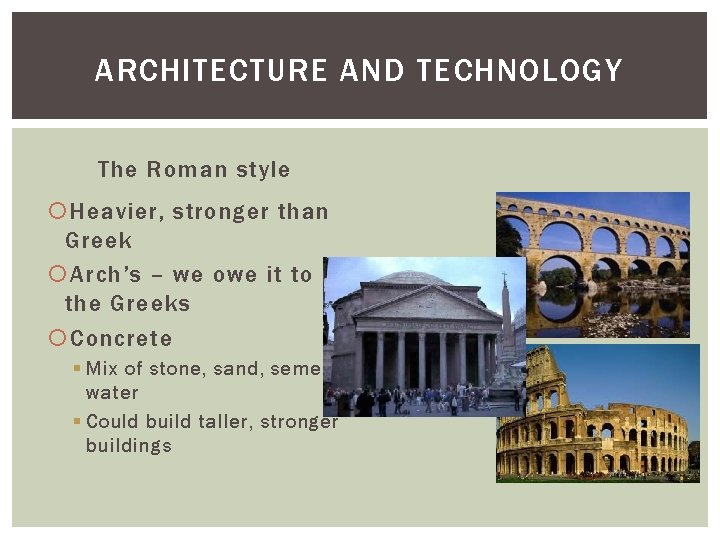 CHAPTER 8 SECTION 2 The Roman Empire VOCABULARY