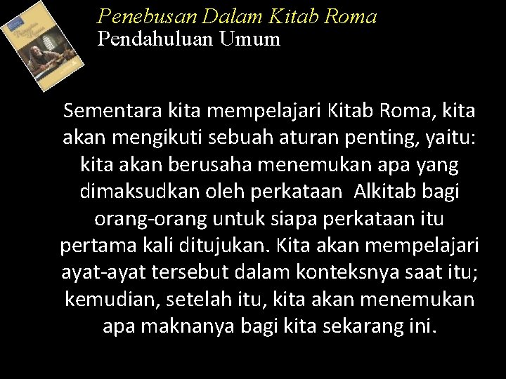 PELAJARAN SEKOLAH SABAT DEWASA DALAM BENTUK POWERPOINT Presentasi