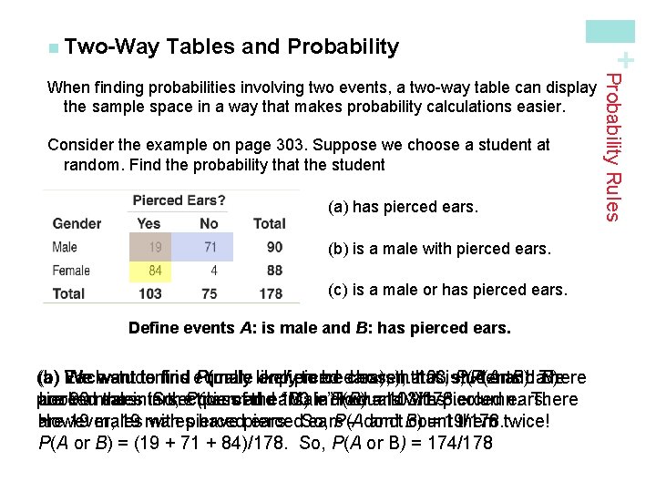 Chapter 6 Probability What are the Chances Section