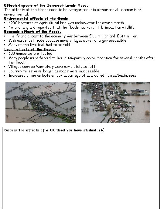 UK Environmental Challenges Revision Booklet What factors affect