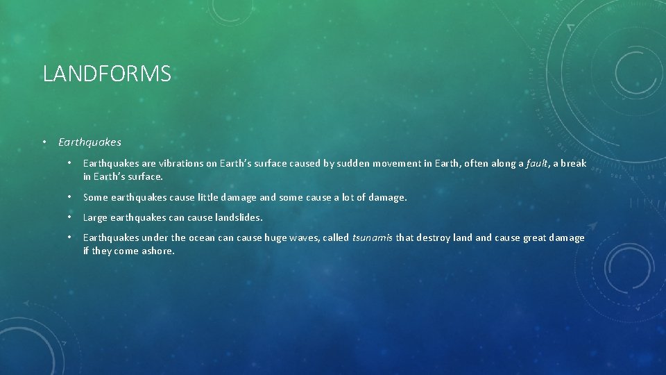 SCIENCE PASS REVIEW LANDFORMS OCEANS BROOKE ARD 5