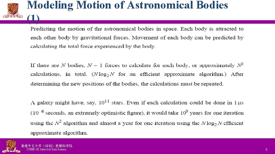 CSC 4005 Distributed and Parallel Computing Prof YehChing