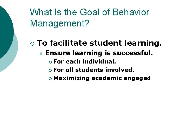 Classroom Management and Behavior Interventions Similarities and ...