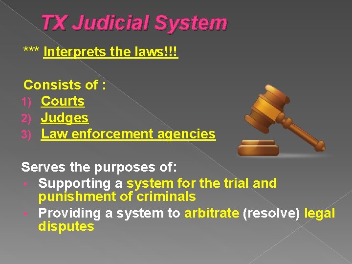 The 3 Branches of Government Texas Executive Branch