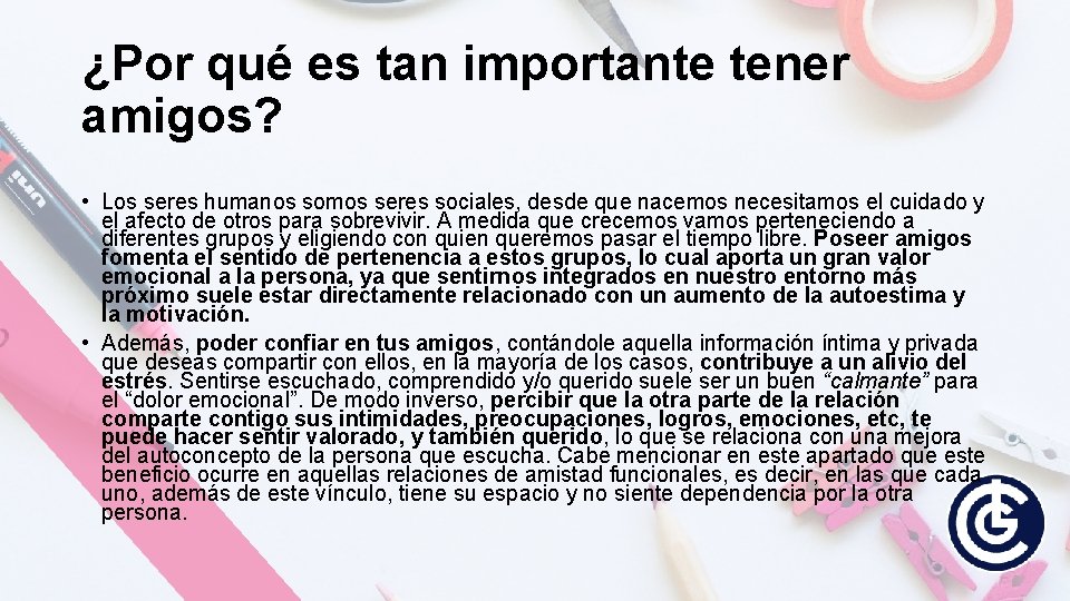 Actividades de Formacin de valores para 7 bsico