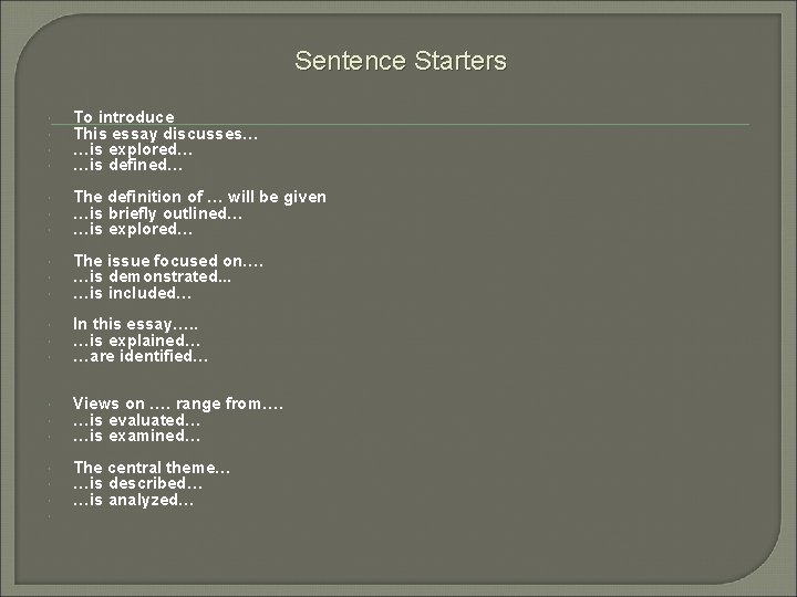 Global History 4 Writing Project Writing from a