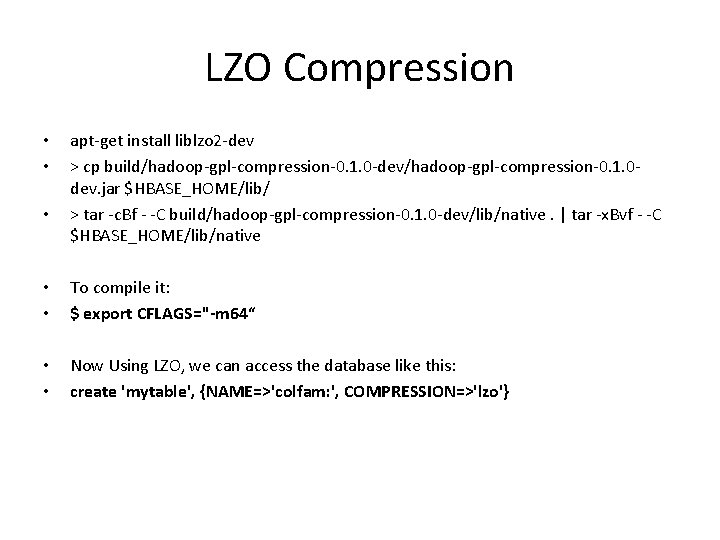 Performance Evaluation on Hadoop Hbase By Abhinav Gopisetty