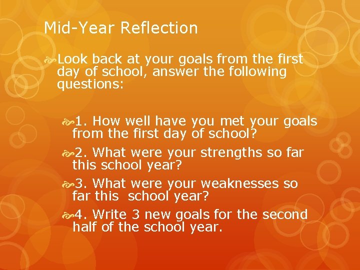 EndoftheQuarter Reflections By three methods we may learn