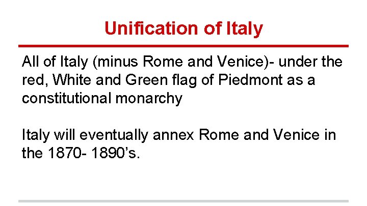 Nationalism and State Building Unifying Nations 1850 1870