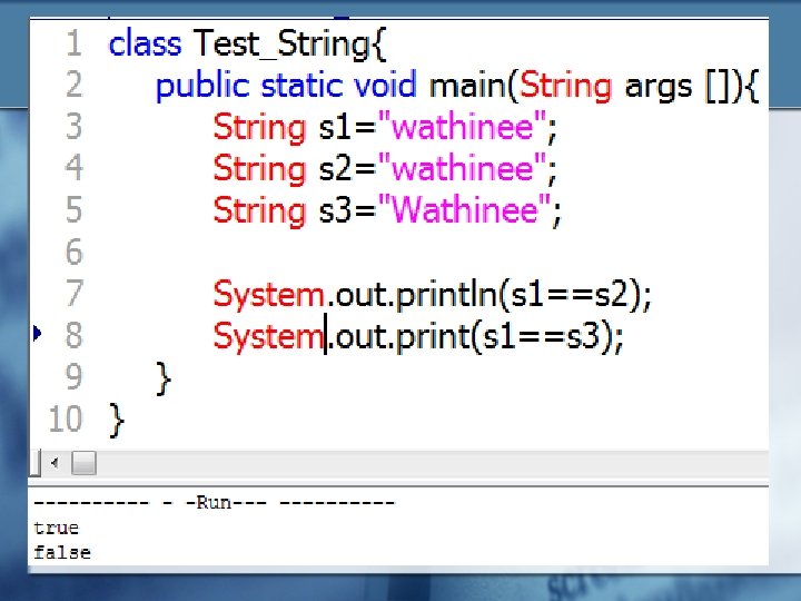 6 Object Class String Encapsulation Object Class String